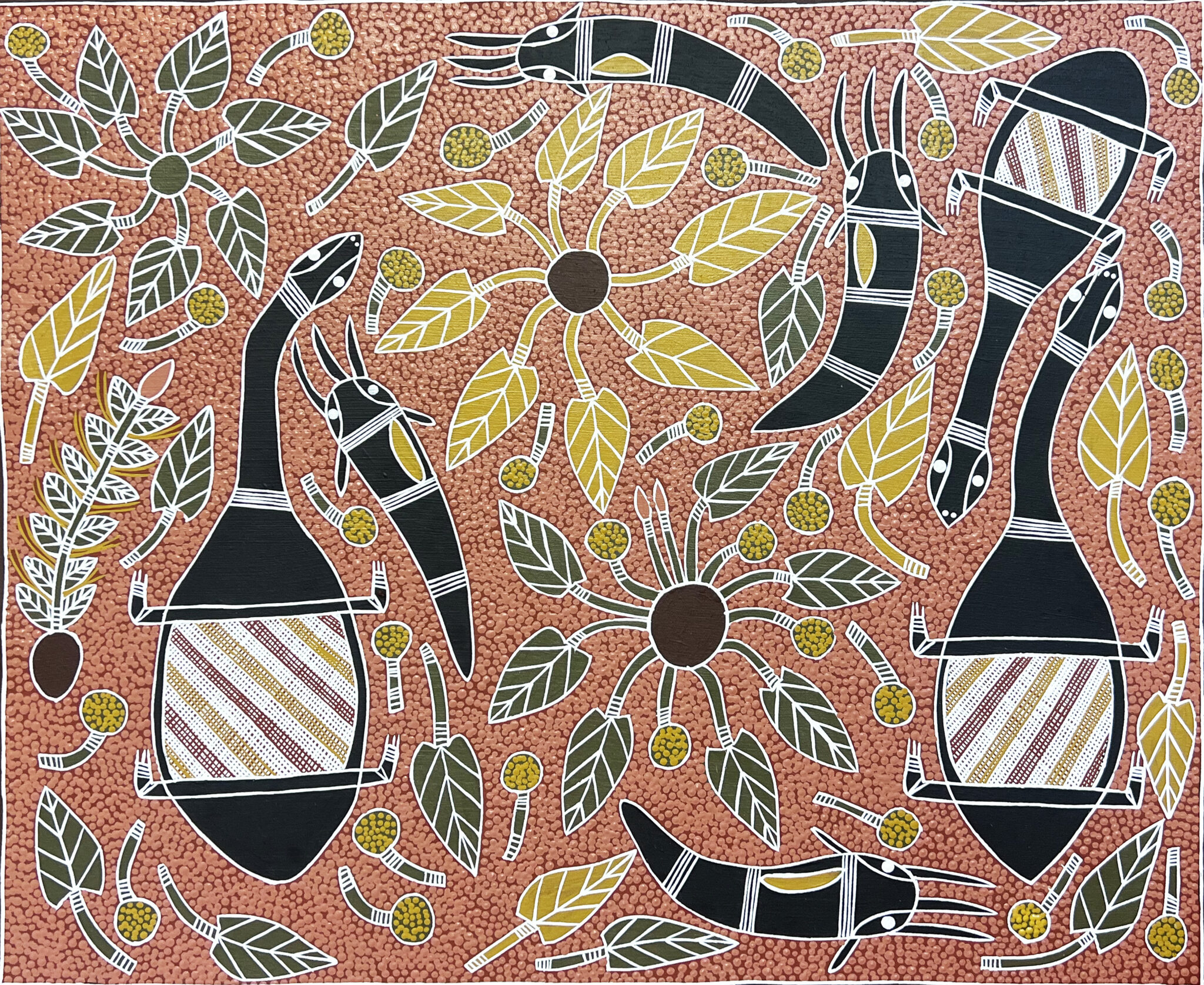 Canvas paintings - Bula'bula Arts